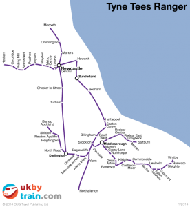 Tyne & Tees Day Ranger rail pass
